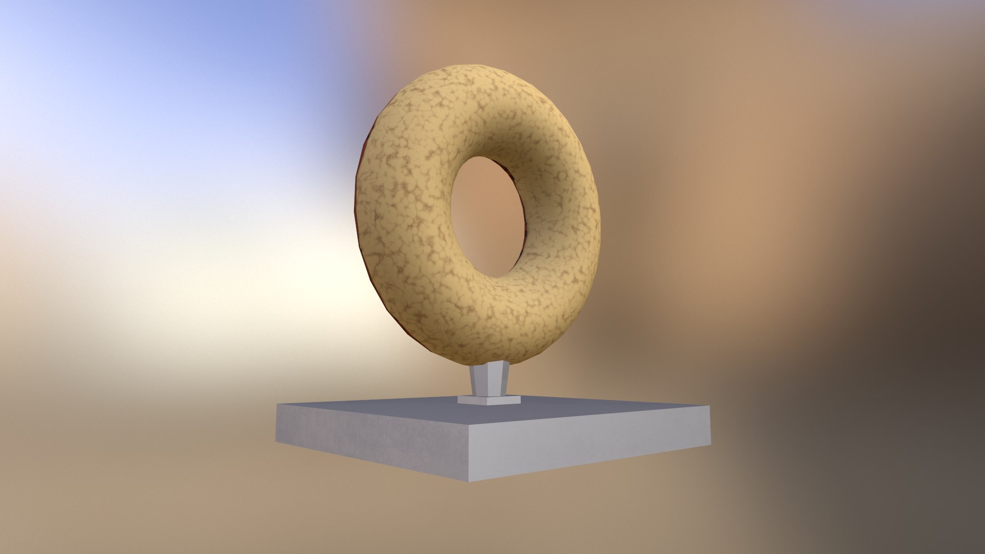 Donut Signboard 3D Model - TurboSquid 1932938