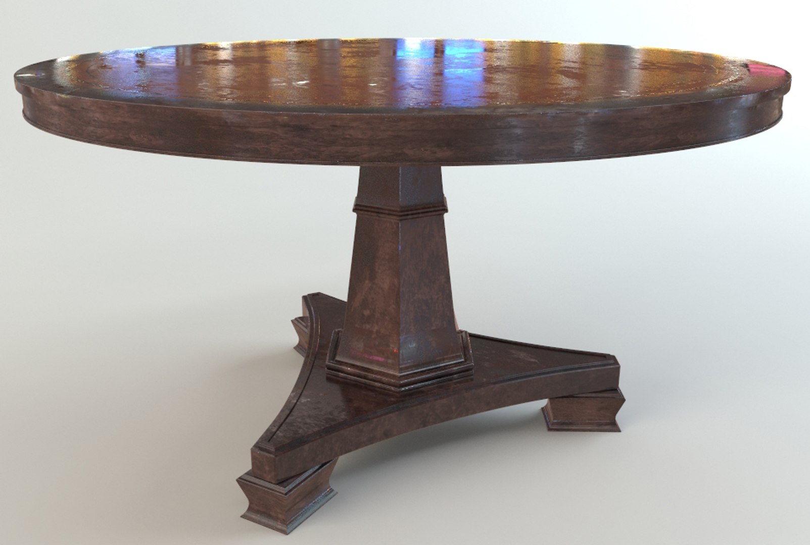 Classic Antique Table 3d 3ds
