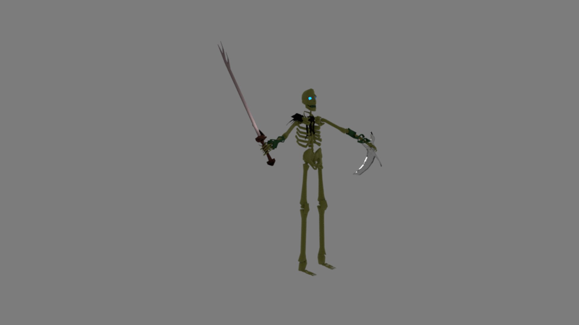 skeleton 3d model