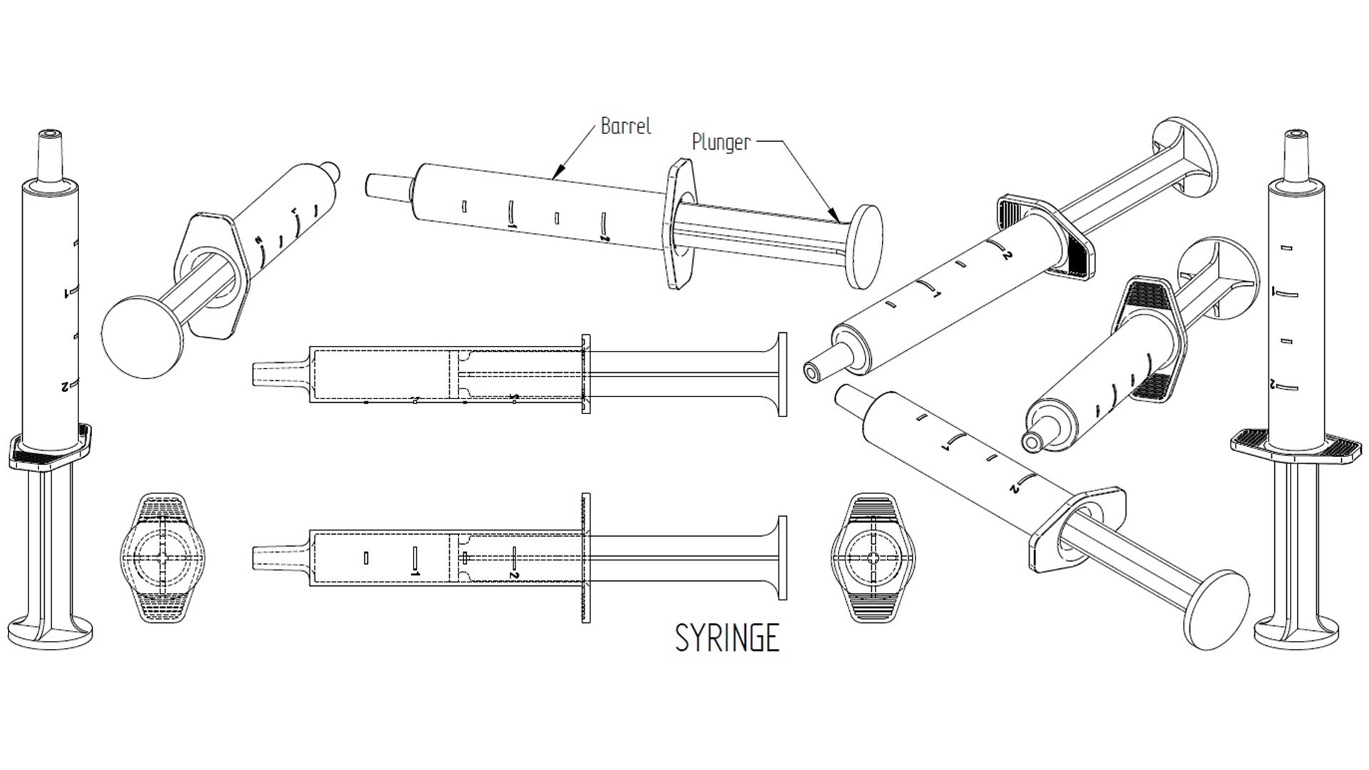 3D Syringe - TurboSquid 2095903