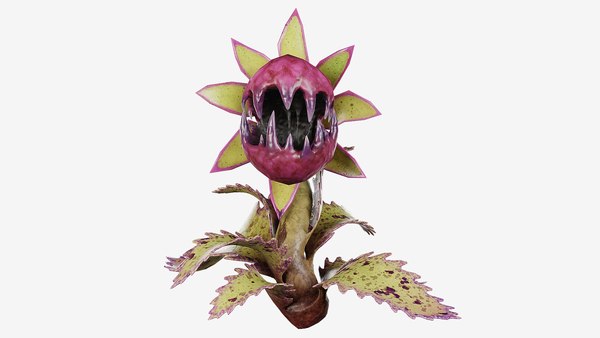 Wild Raspberry Carnivorous Monster Plant 3D model - TurboSquid 1932800