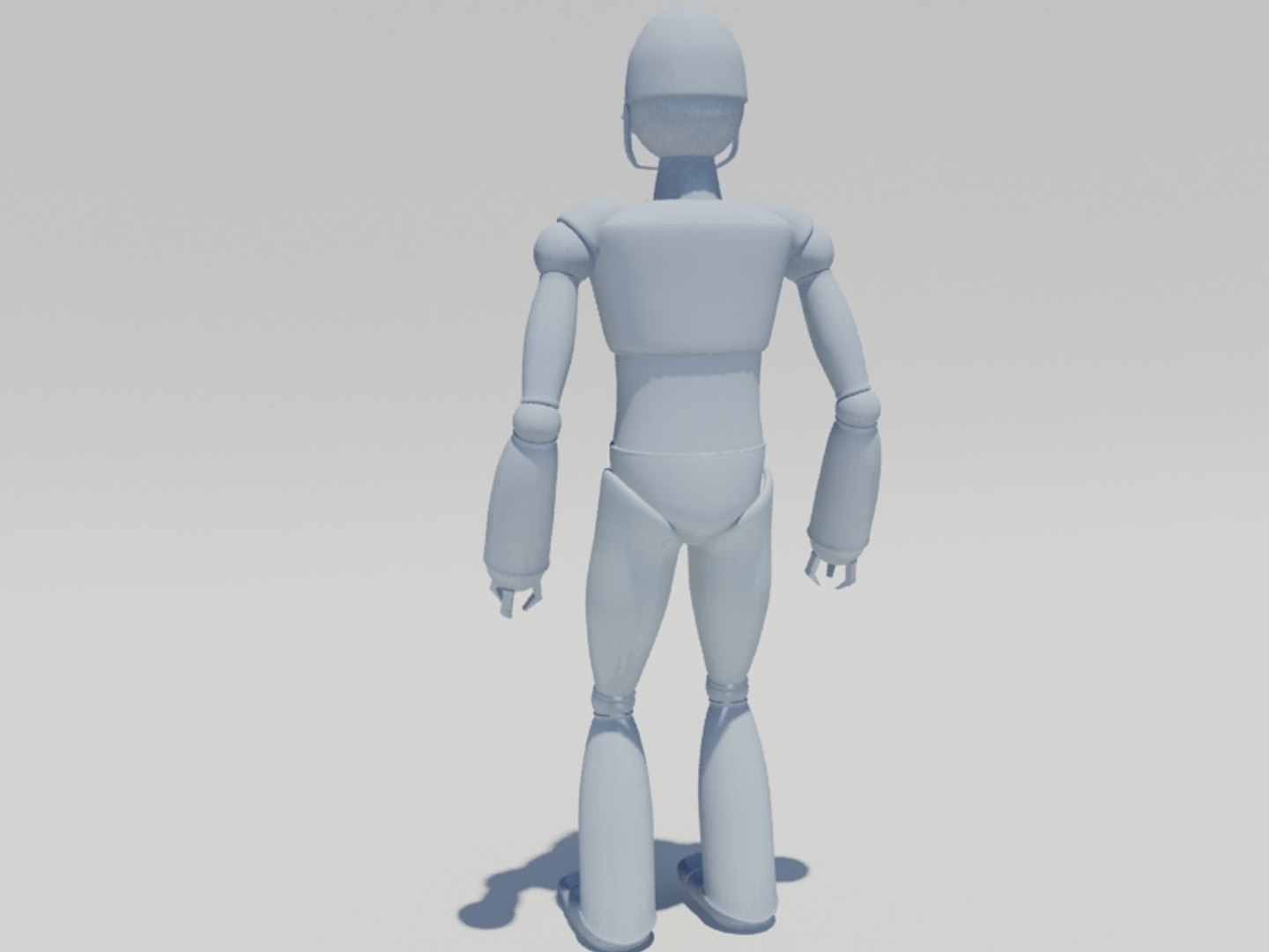 Cartoon Robot 3d Model
