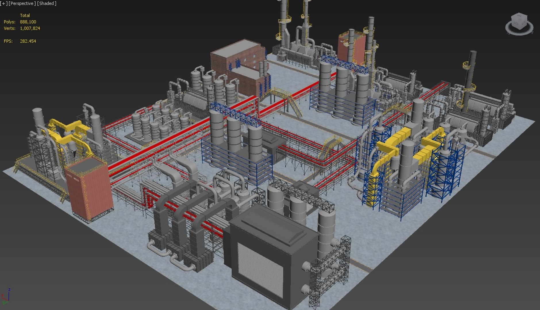 3D Industrial Area 35 Model - TurboSquid 2009552