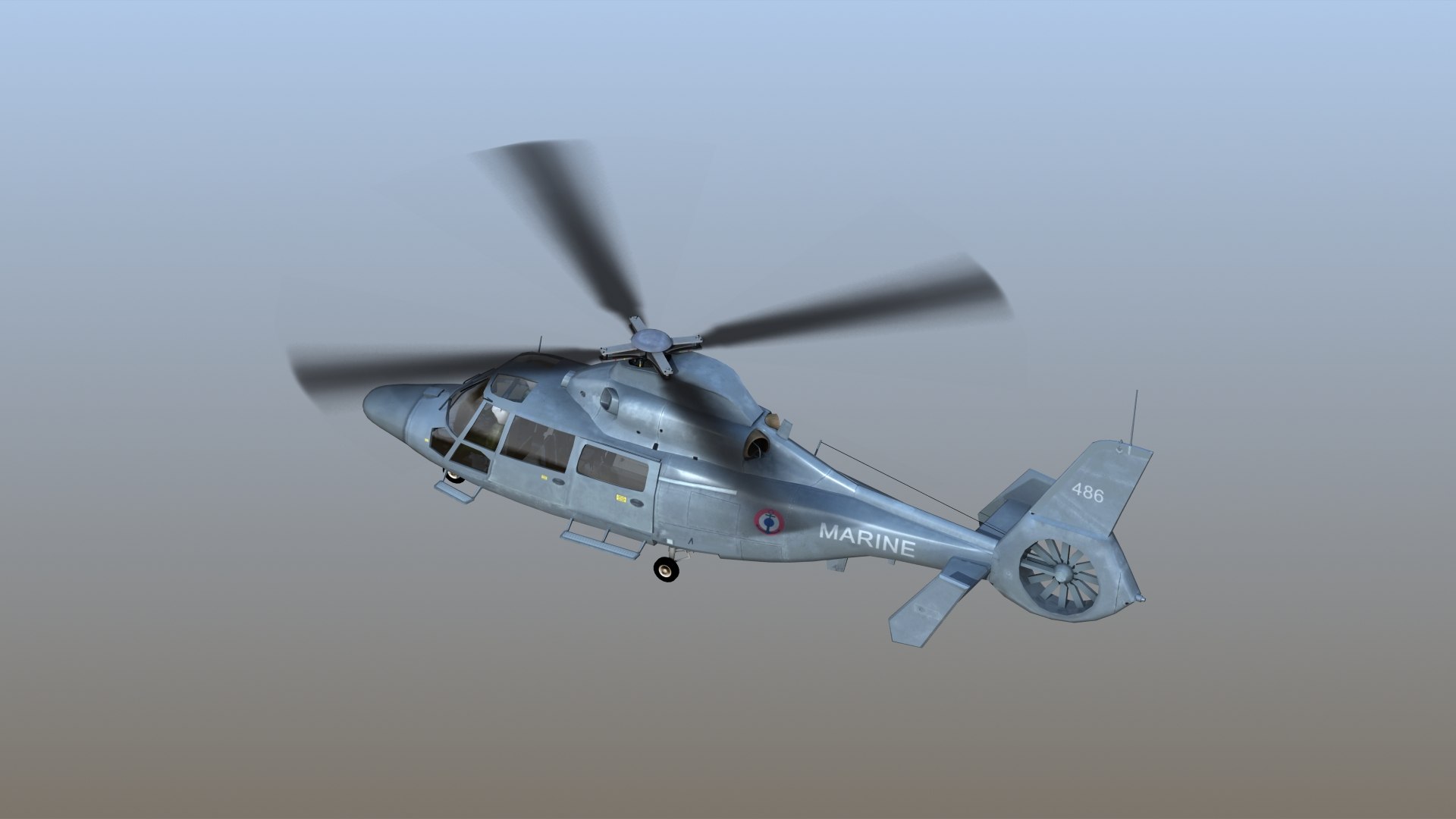 3D AS565 Panther Helicopter - TurboSquid 2091053
