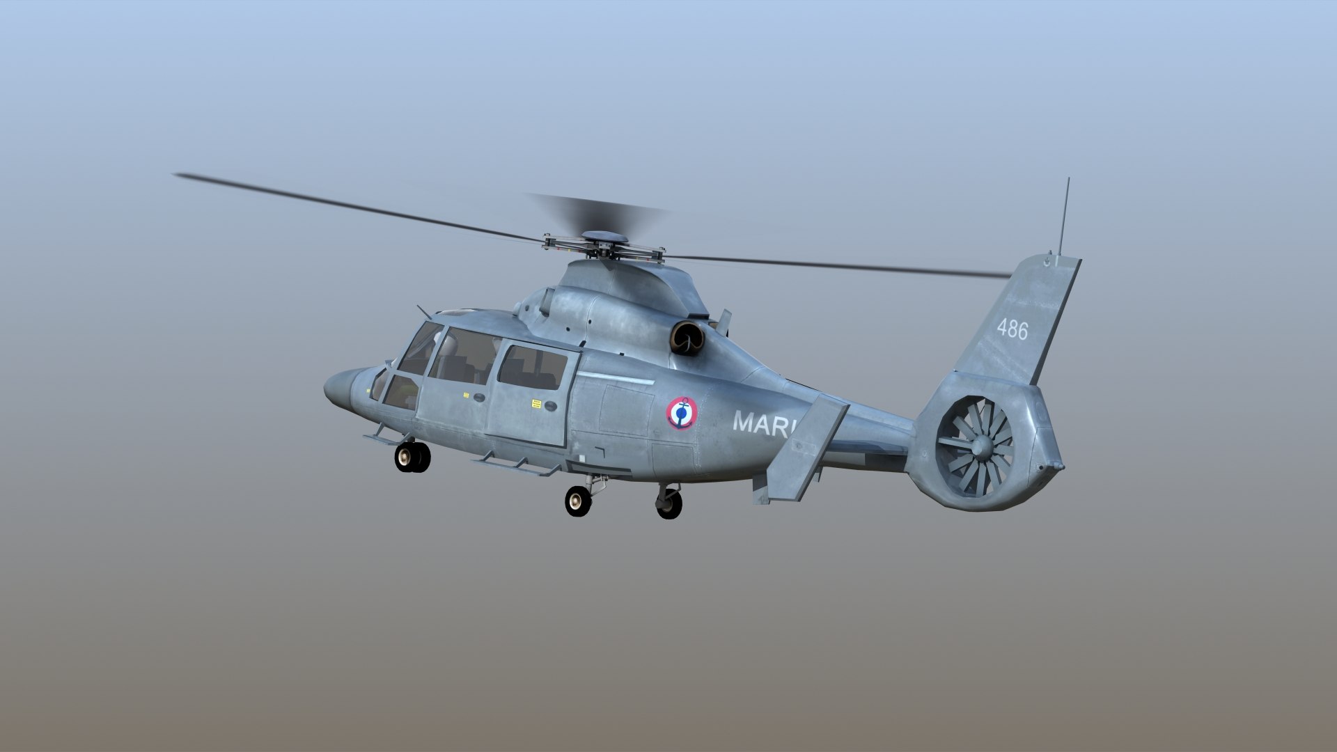 3D AS565 Panther Helicopter - TurboSquid 2091053