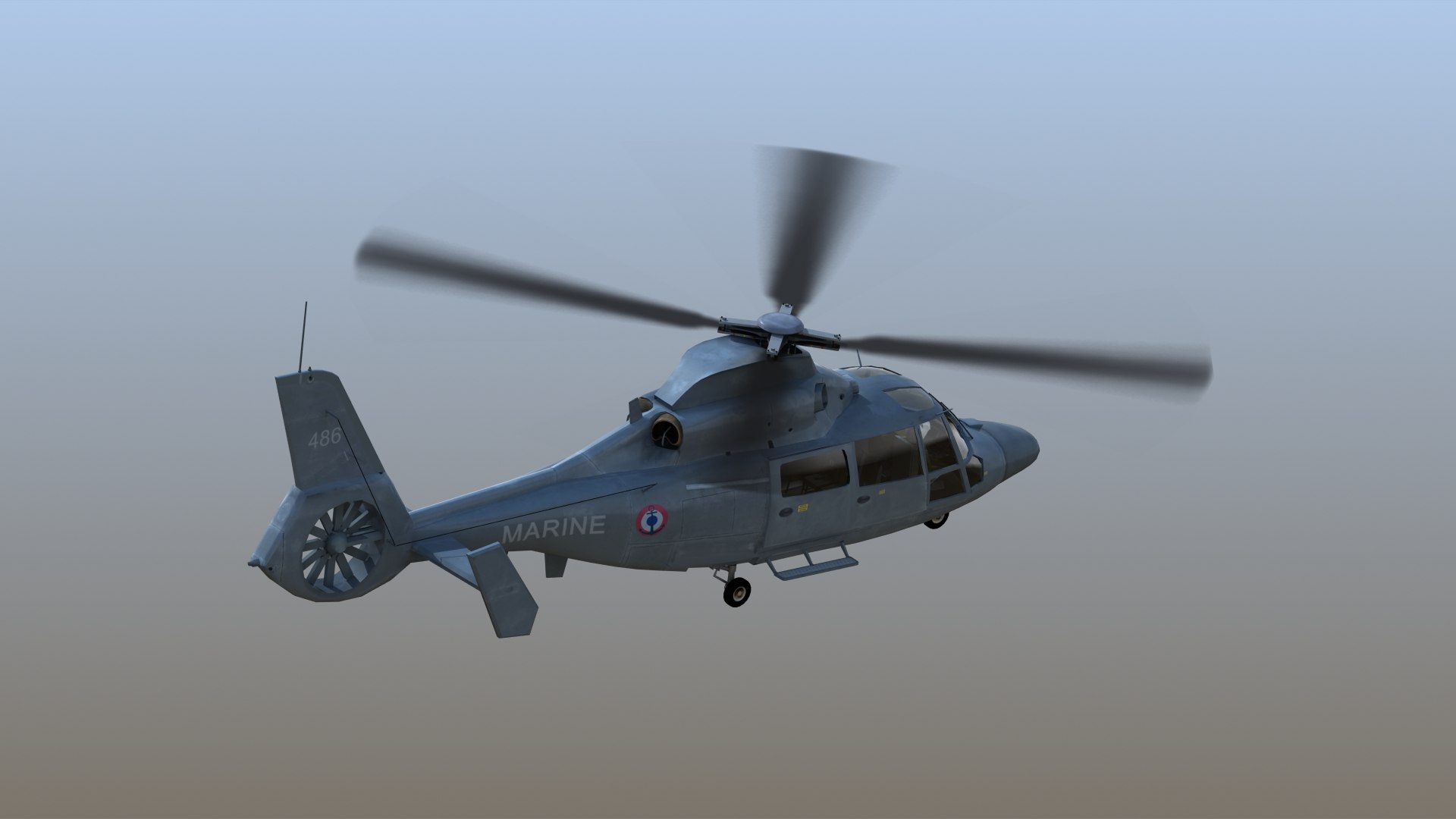 3D AS565 Panther Helicopter - TurboSquid 2091053