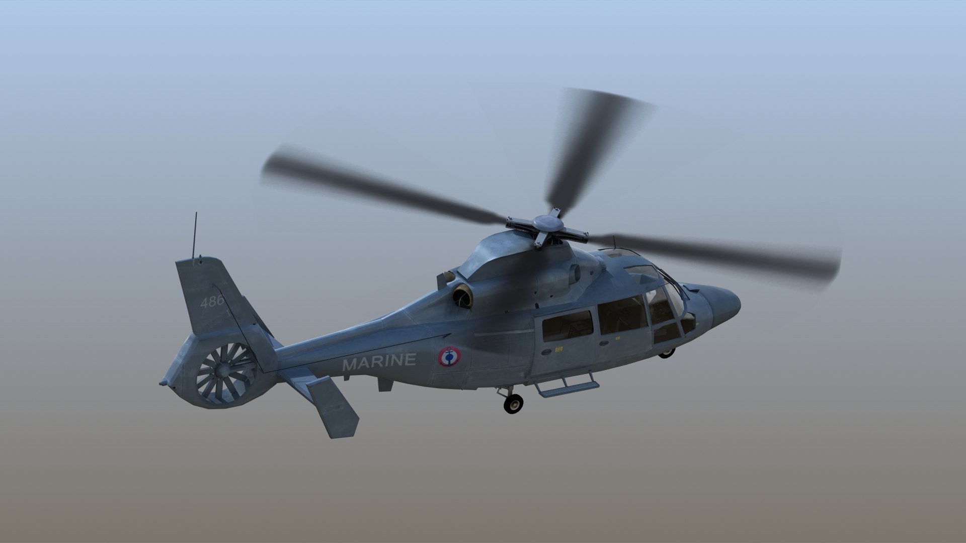 3D AS565 Panther Helicopter - TurboSquid 2091053