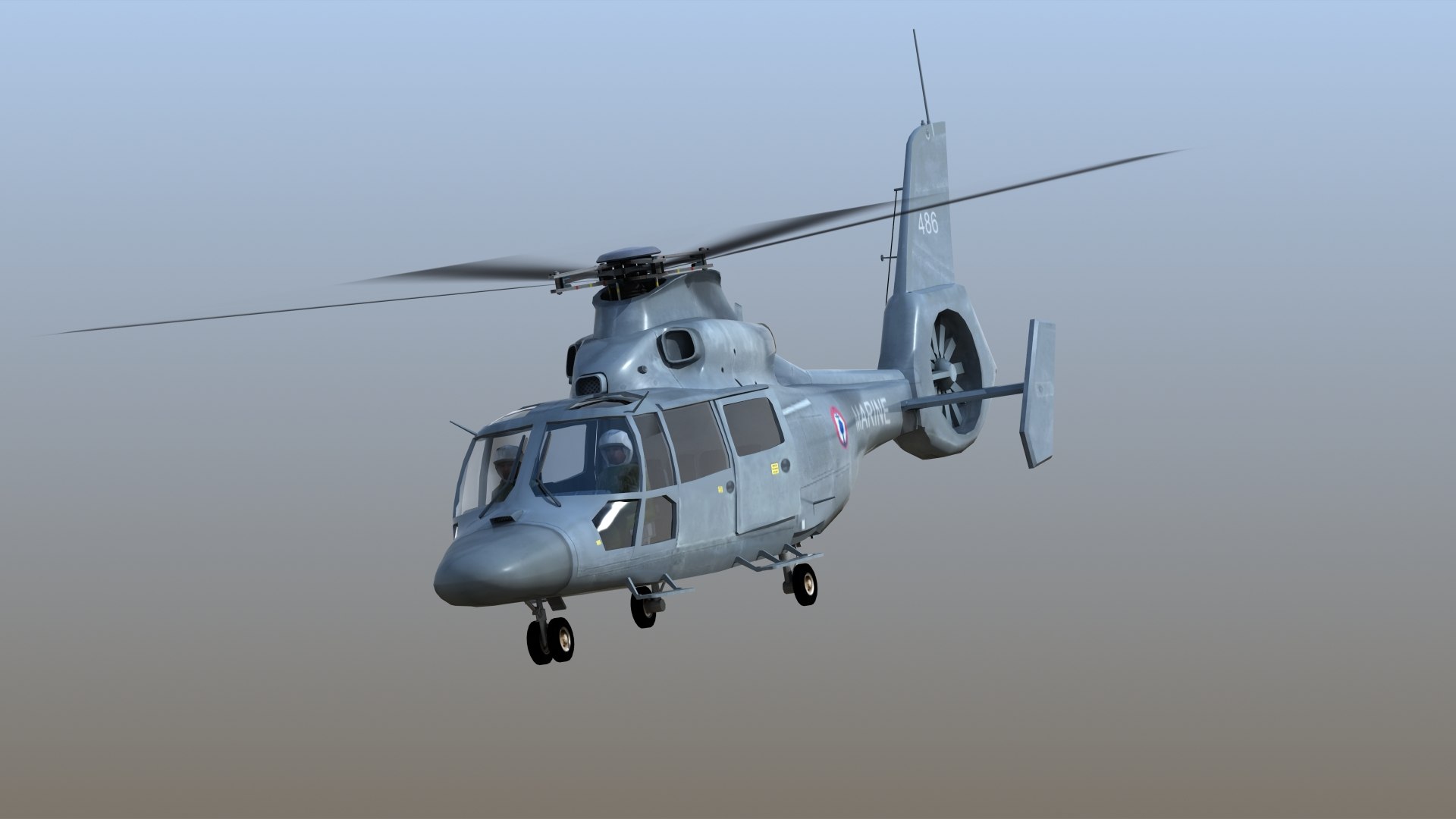 3D AS565 Panther Helicopter - TurboSquid 2091053