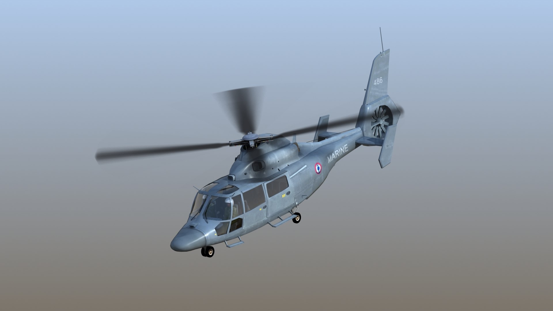 3D AS565 Panther Helicopter - TurboSquid 2091053
