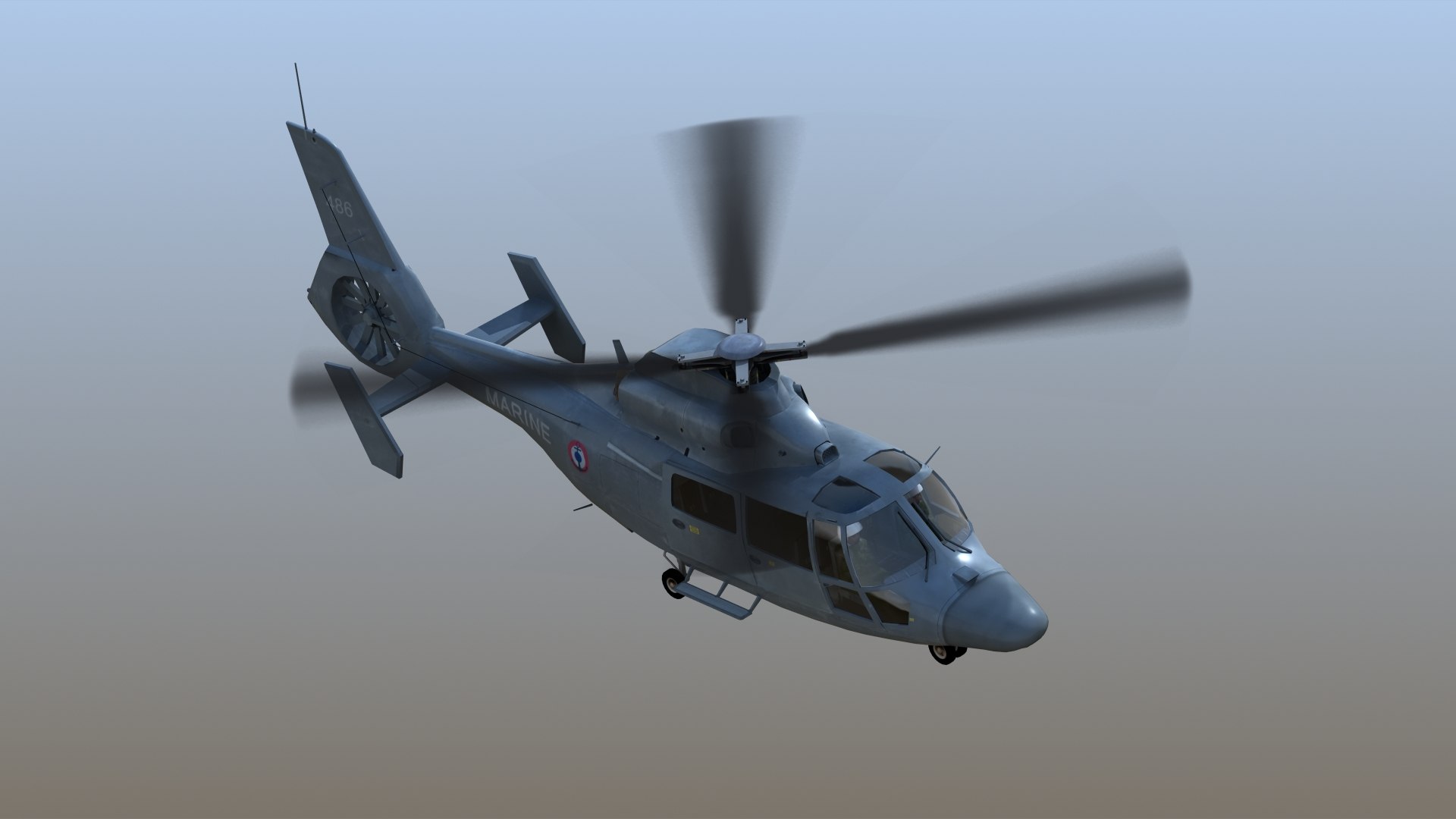 3D AS565 Panther Helicopter - TurboSquid 2091053