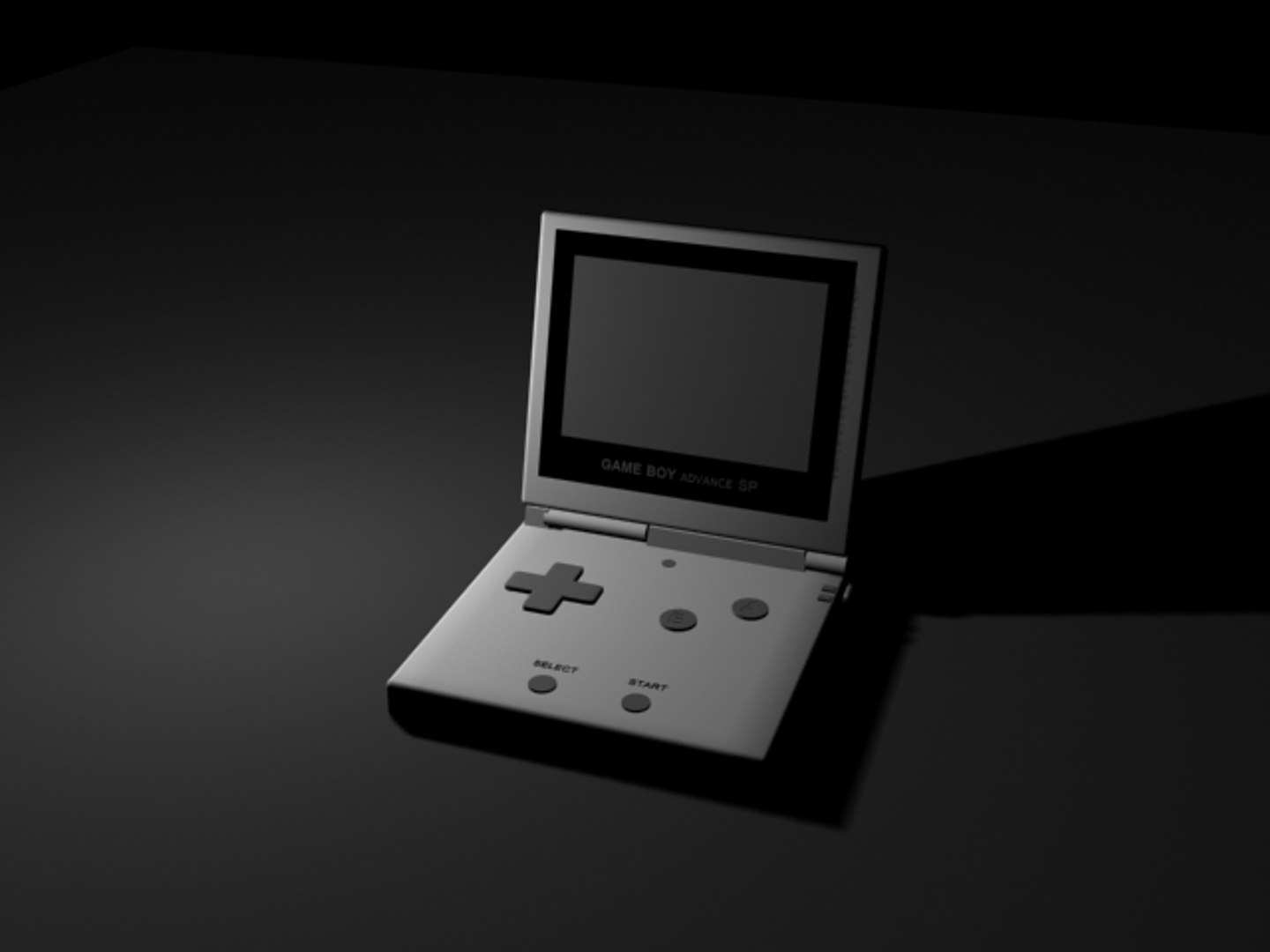 3d Model Gameboy Advance Sp