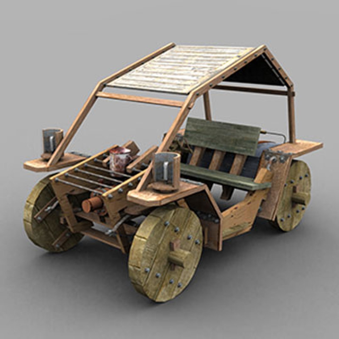 wood mobile 3d max