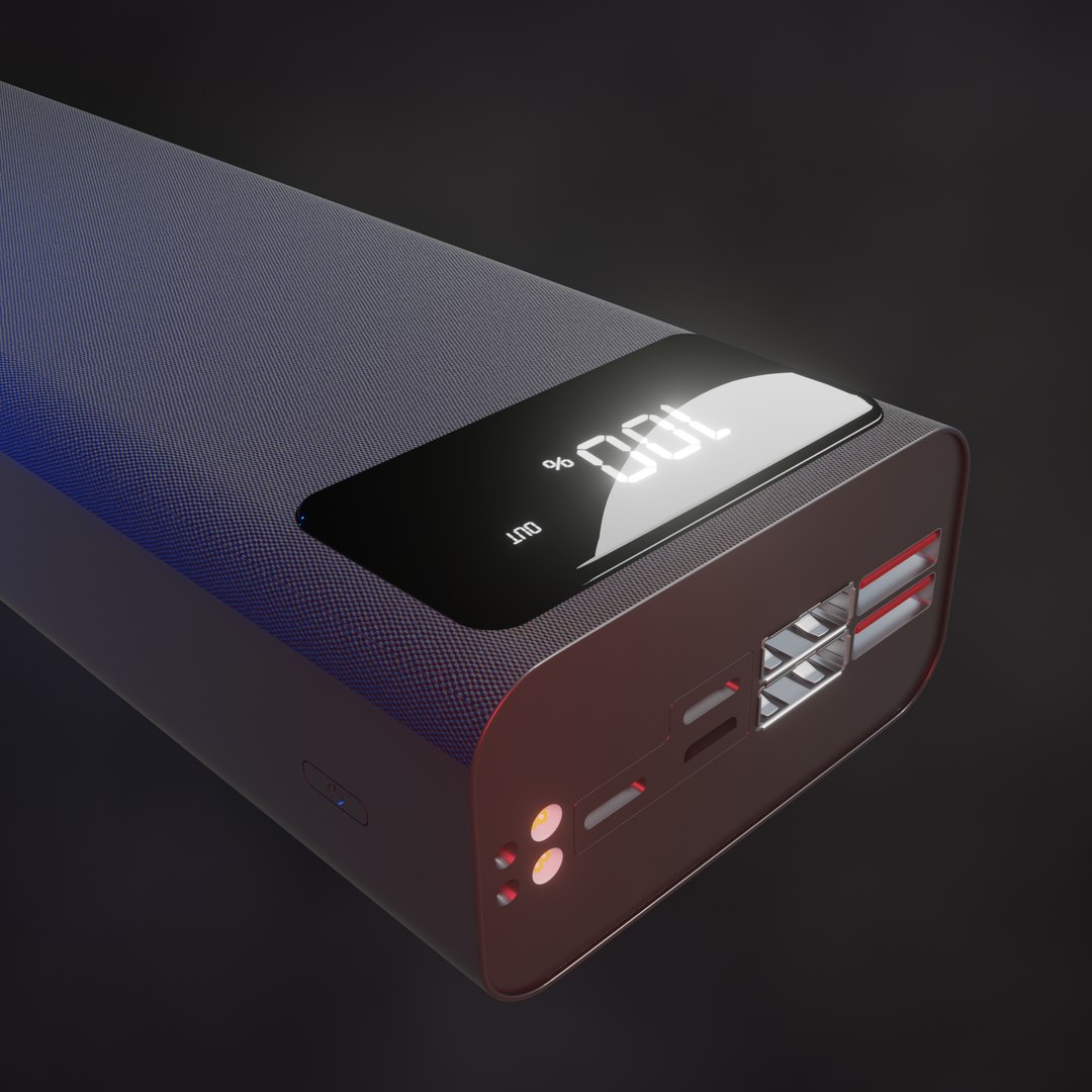 3D Portable Power Bank model - TurboSquid 2158964