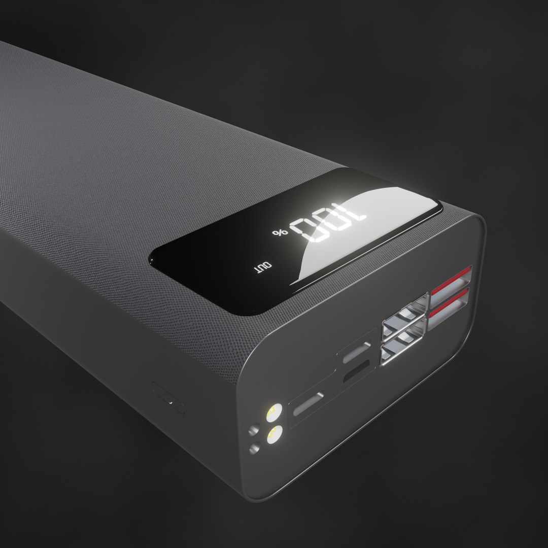 3D Portable Power Bank model - TurboSquid 2158964