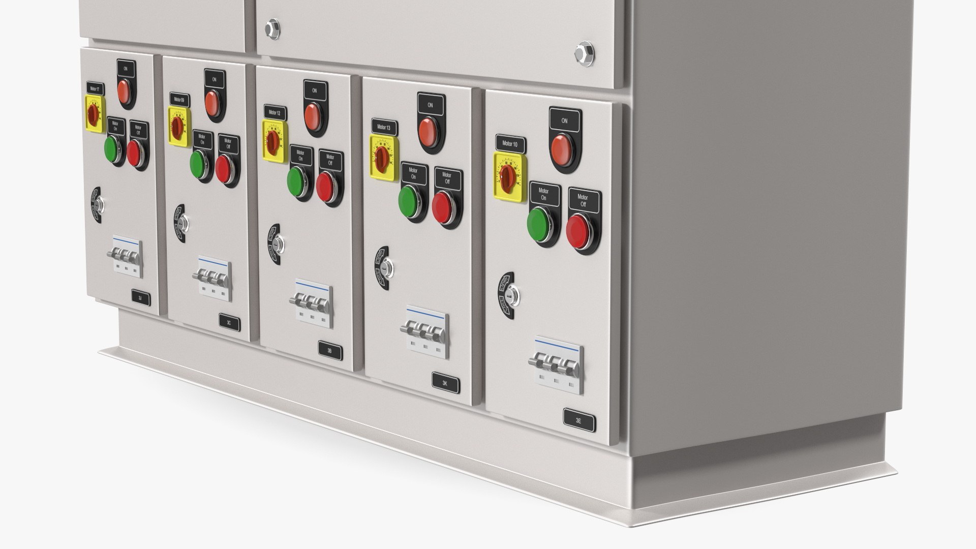 3D Model Industrial Electrical Control Panel - TurboSquid 2244481