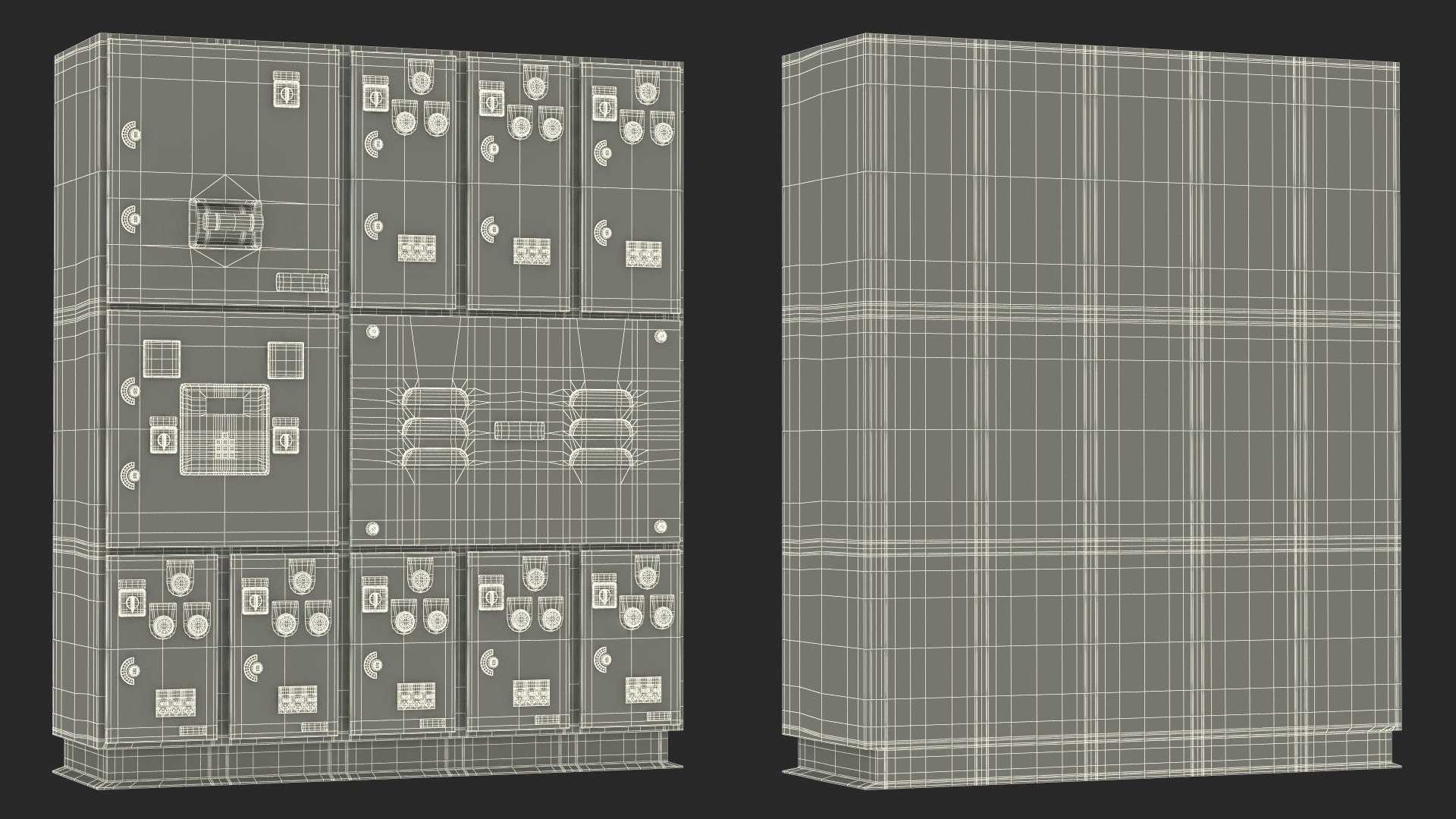 3D Model Industrial Electrical Control Panel - TurboSquid 2244481