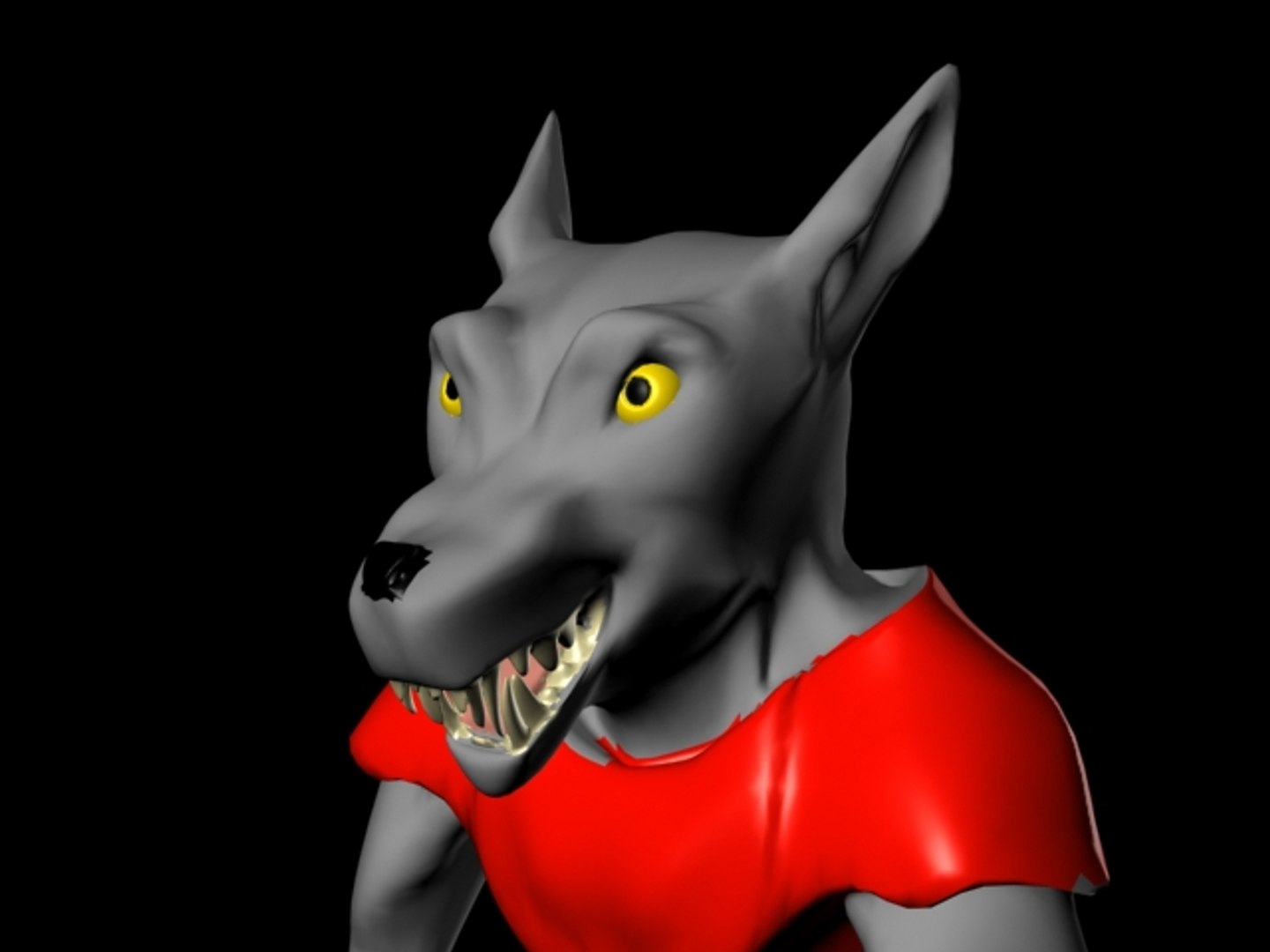 3d Model Wolfman Wolf