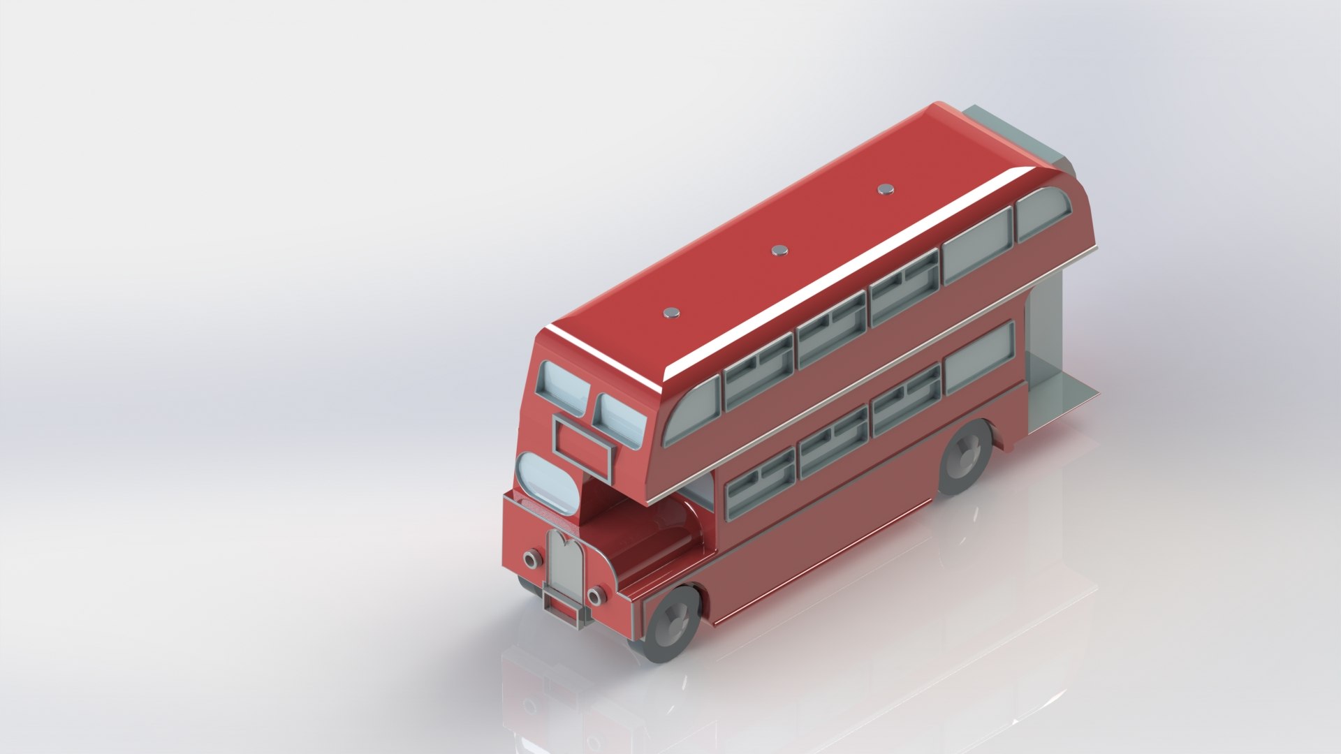 3D london bus red - TurboSquid 1224818