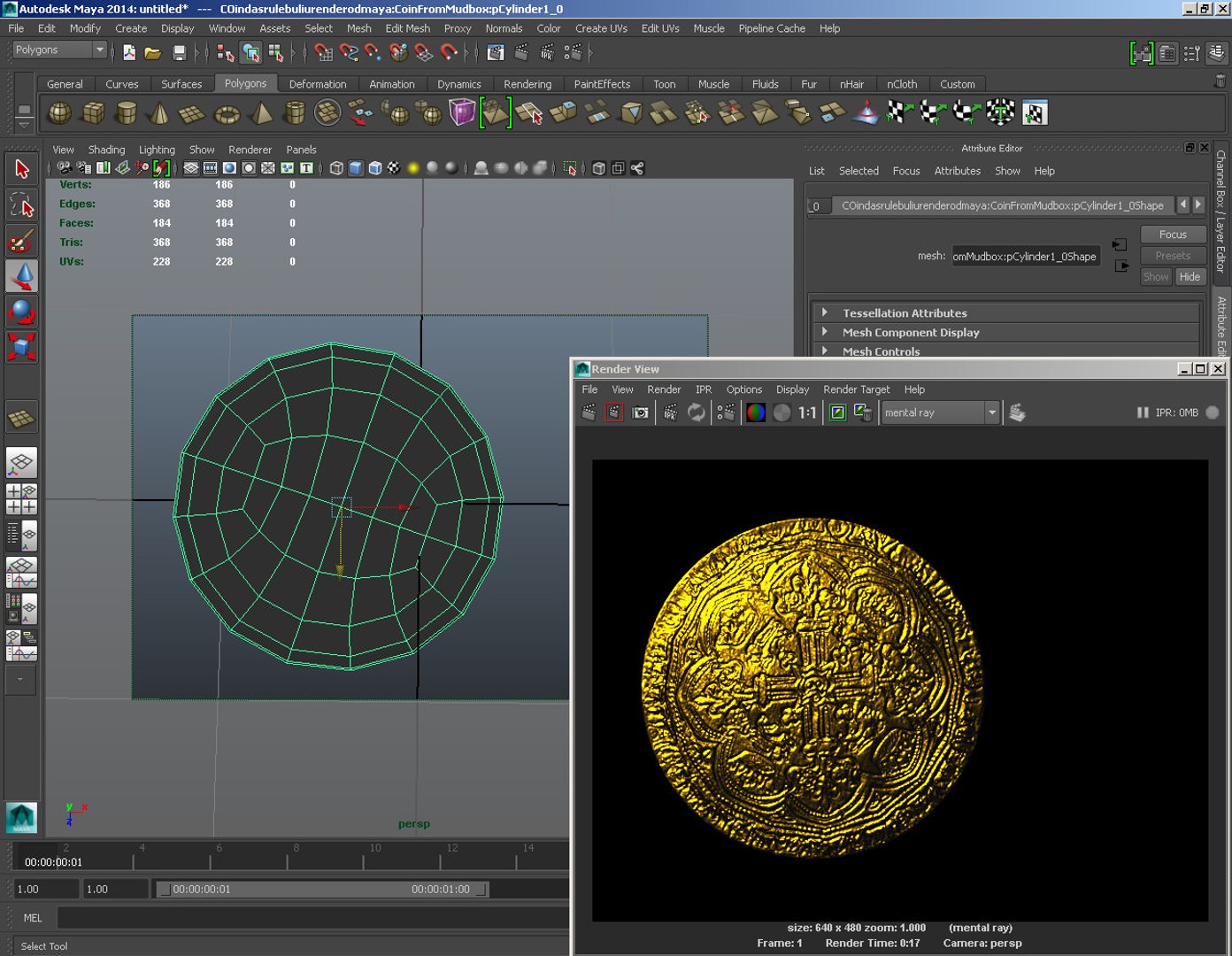 Gold Coin 3d Model