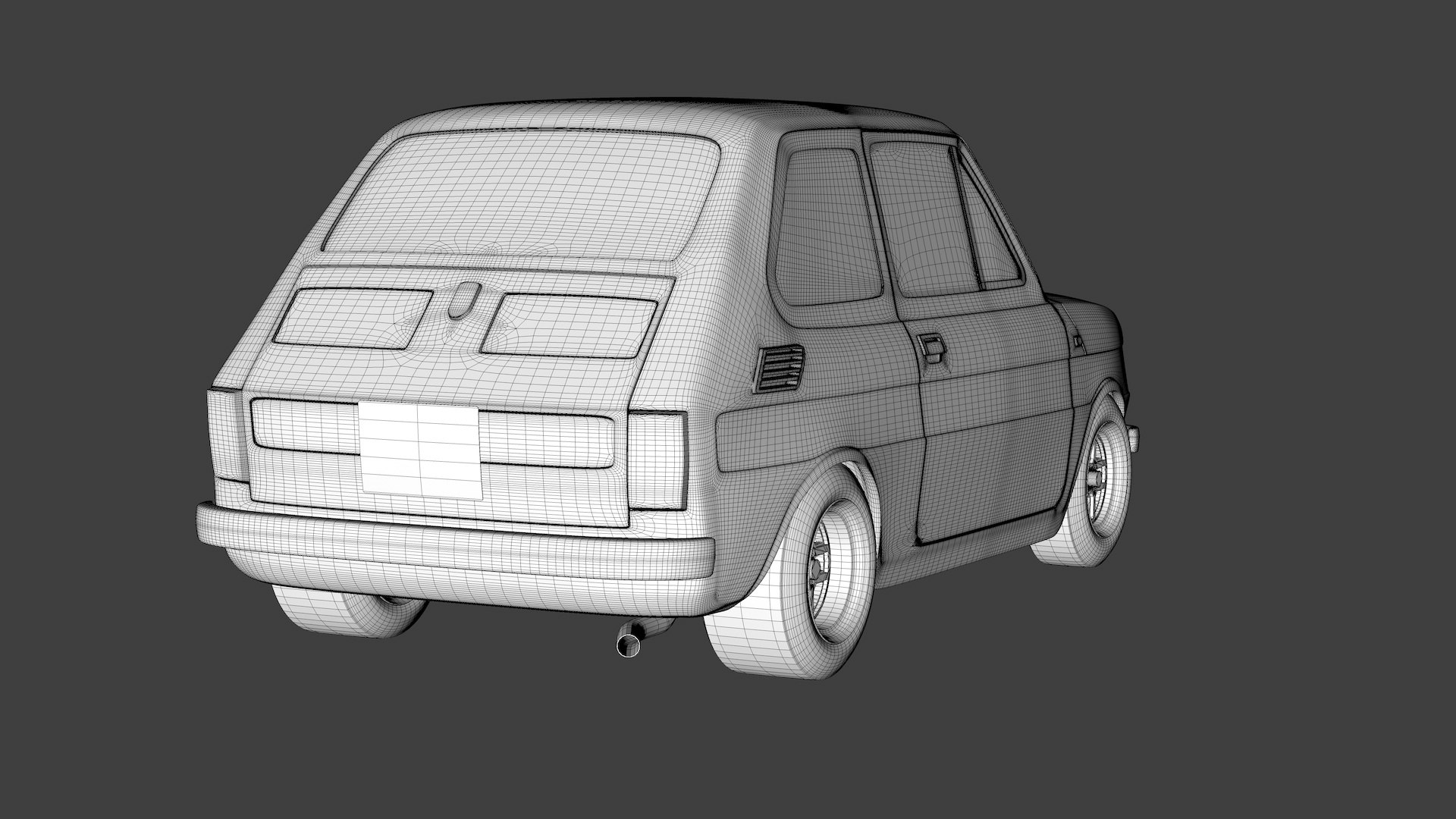 3D Fiat 126 Model - TurboSquid 1768714