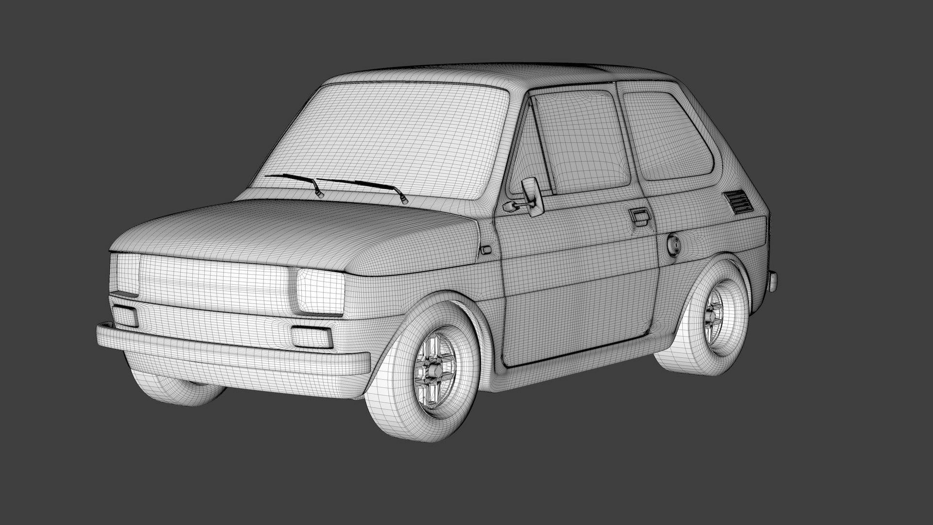 3D Fiat 126 Model - TurboSquid 1768714
