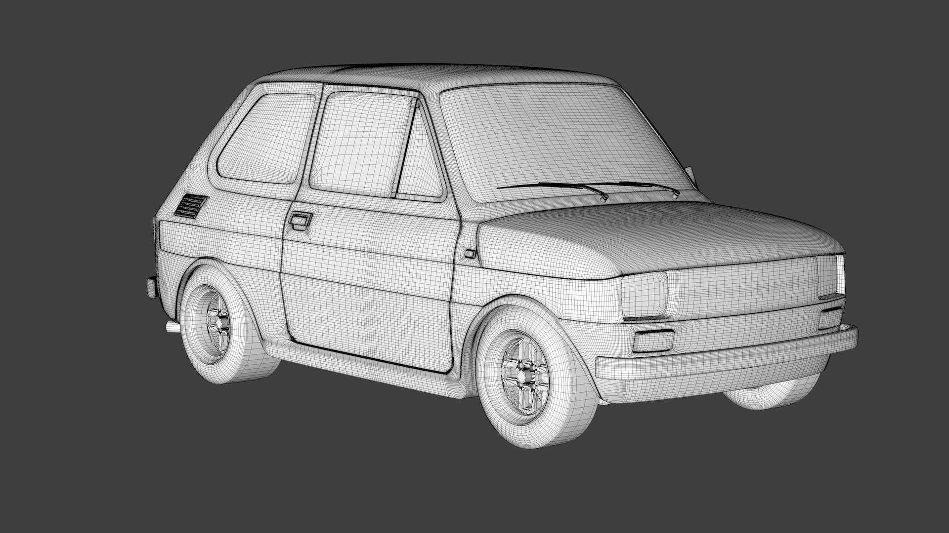 3D Fiat 126 Model - TurboSquid 1768714