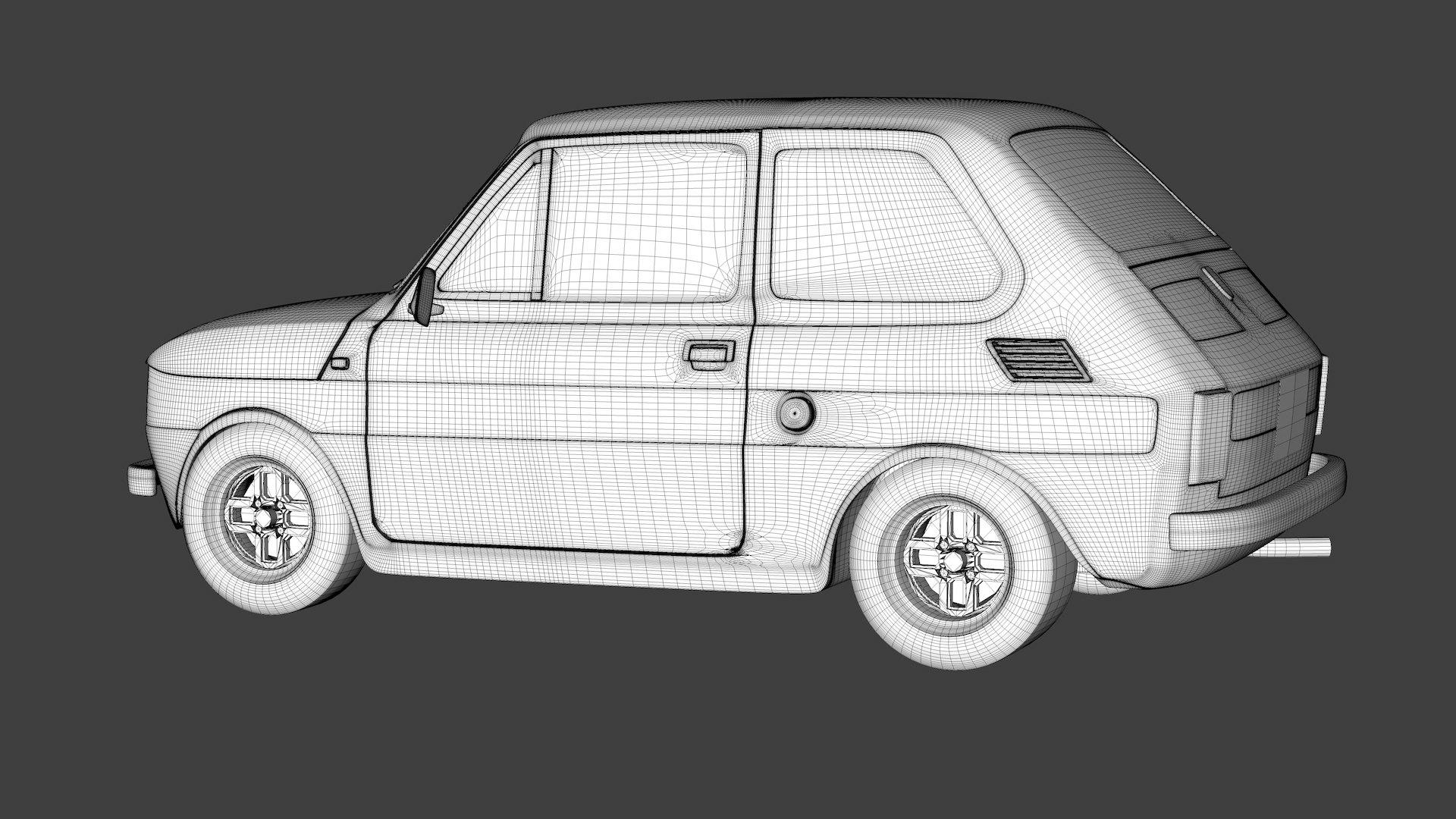 3D Fiat 126 Model - TurboSquid 1768714
