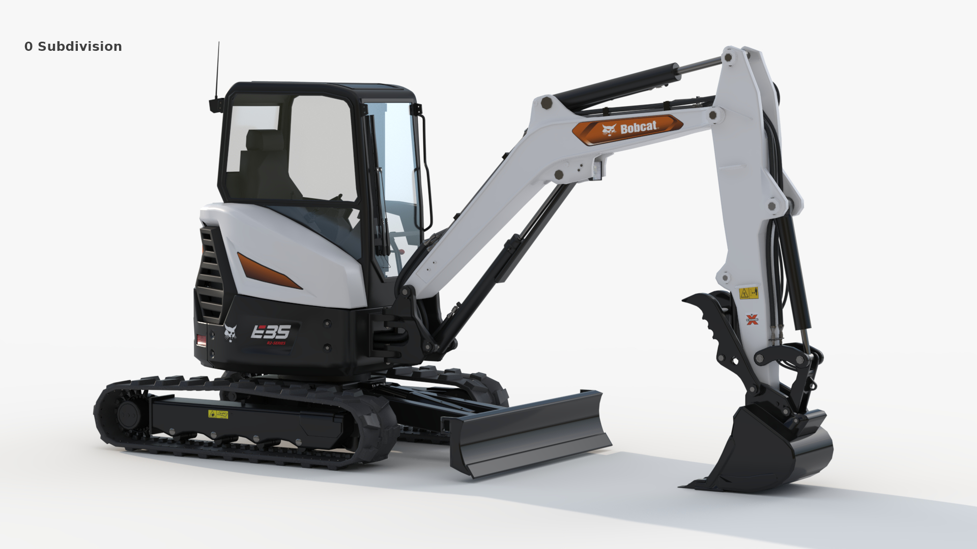 Bobcat E35 Excavator 3D Model - TurboSquid 2255428