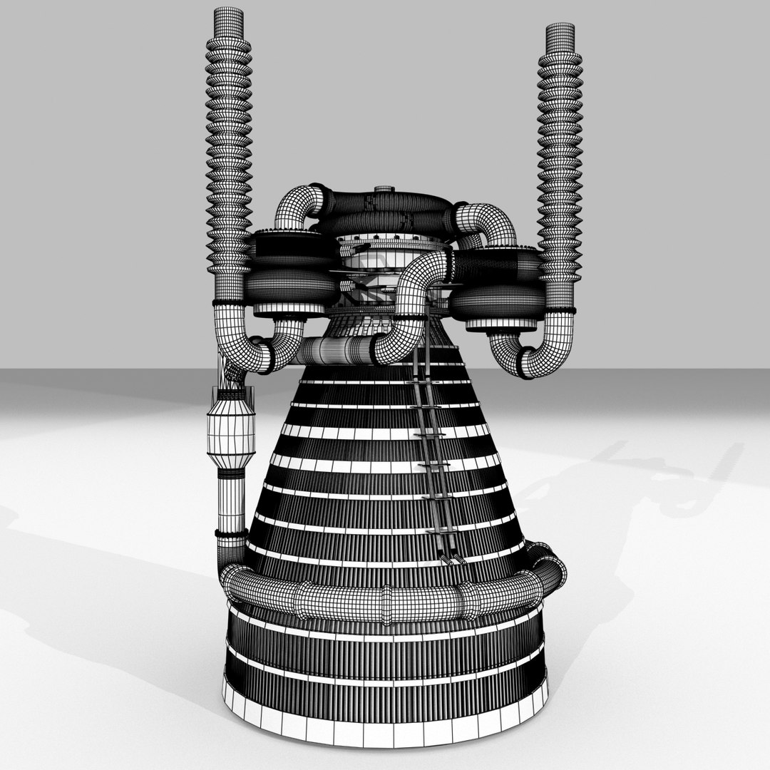 3d Liquid Rocket Engine