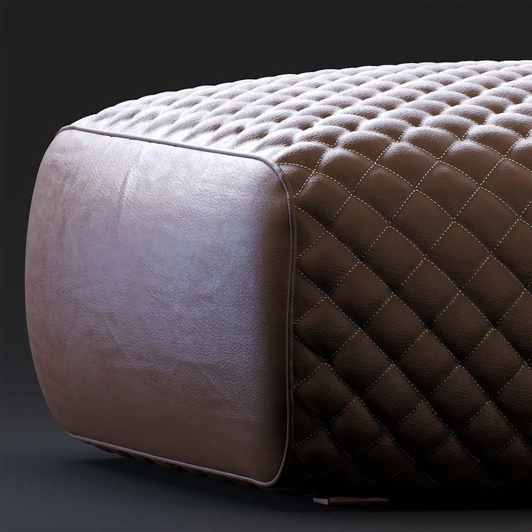 3D minotti pouf ashley - TurboSquid 1564134