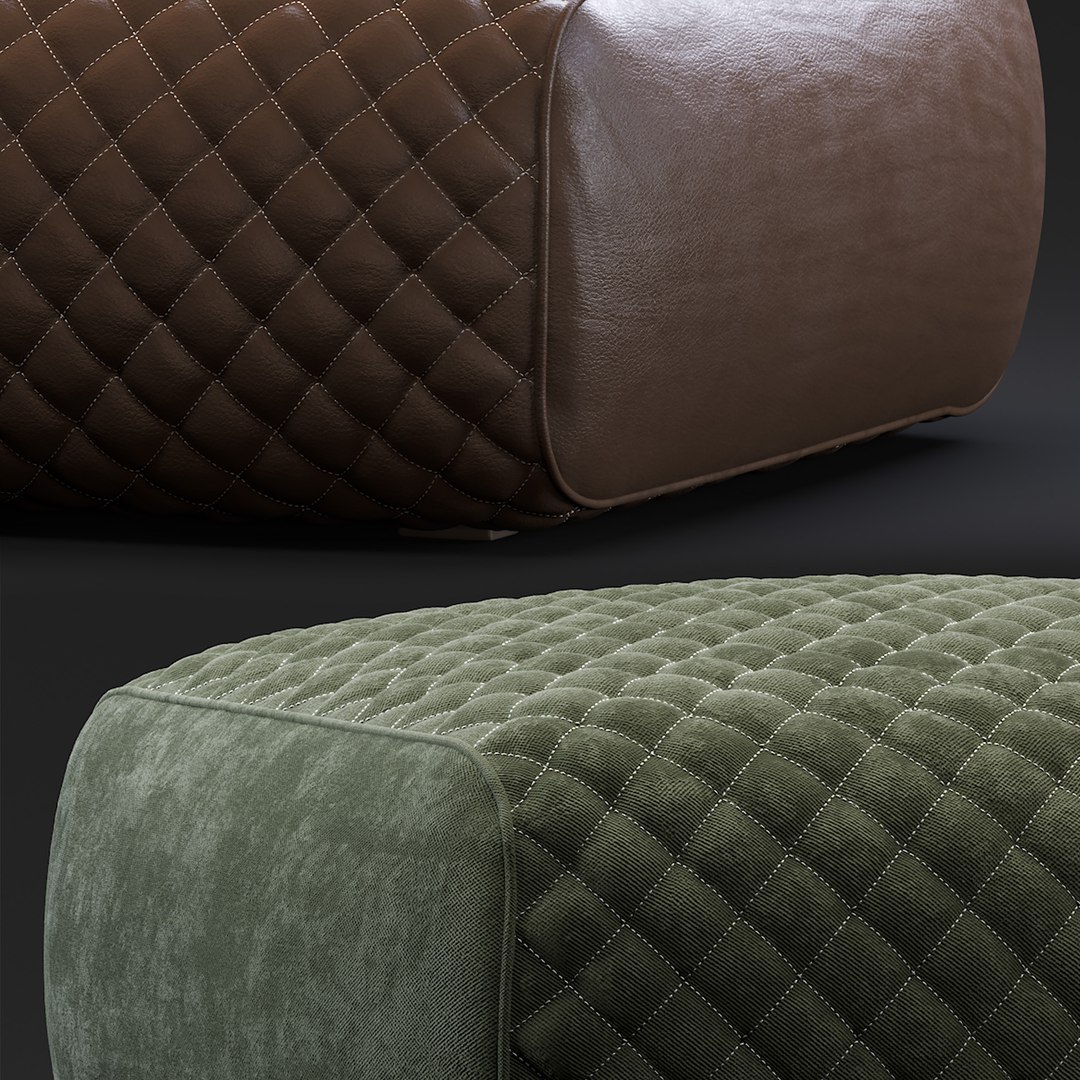 3D minotti pouf ashley - TurboSquid 1564134