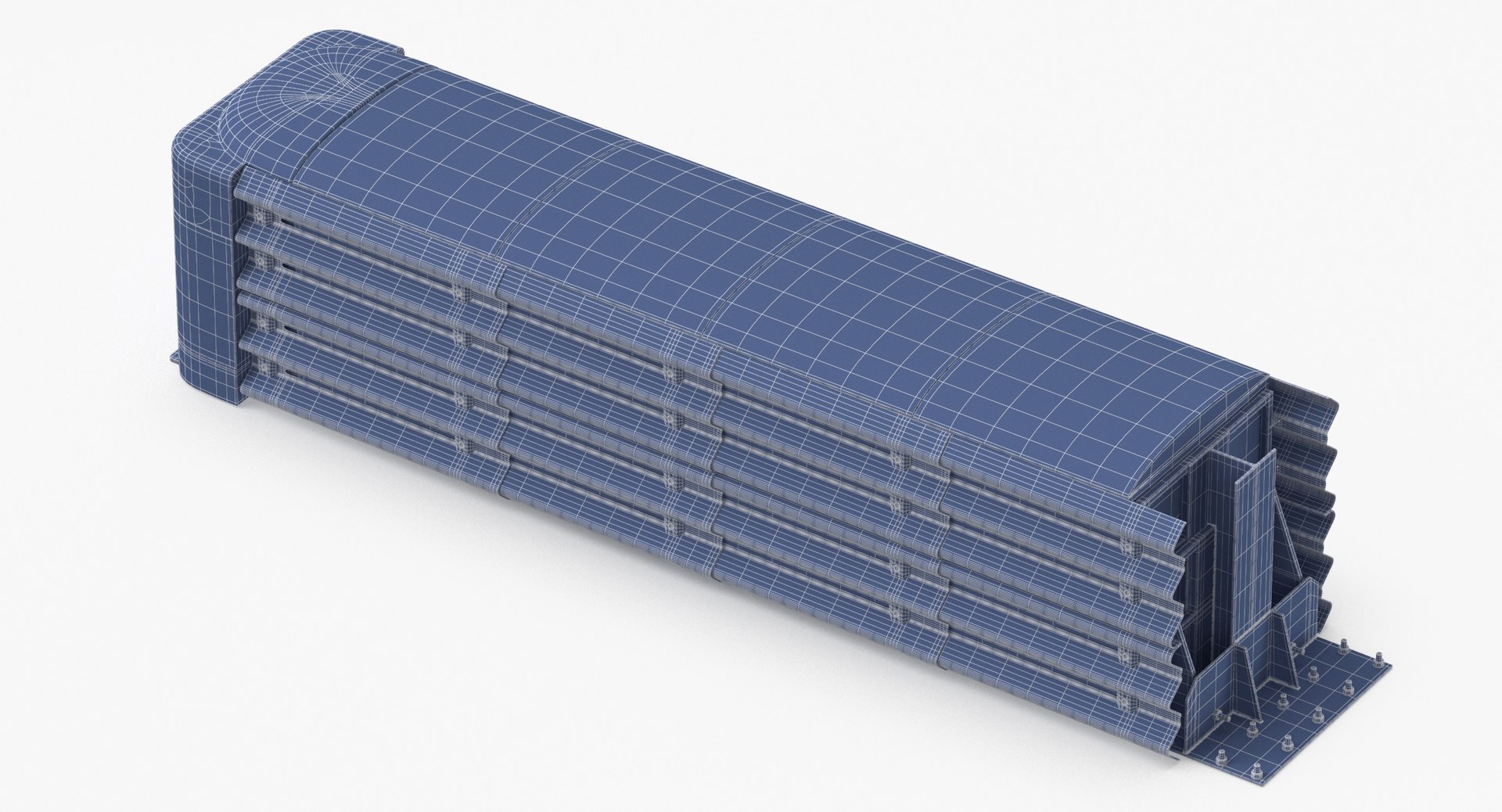 Crash Cushions 2 Clean And Dirty 3D Model - TurboSquid 2023460