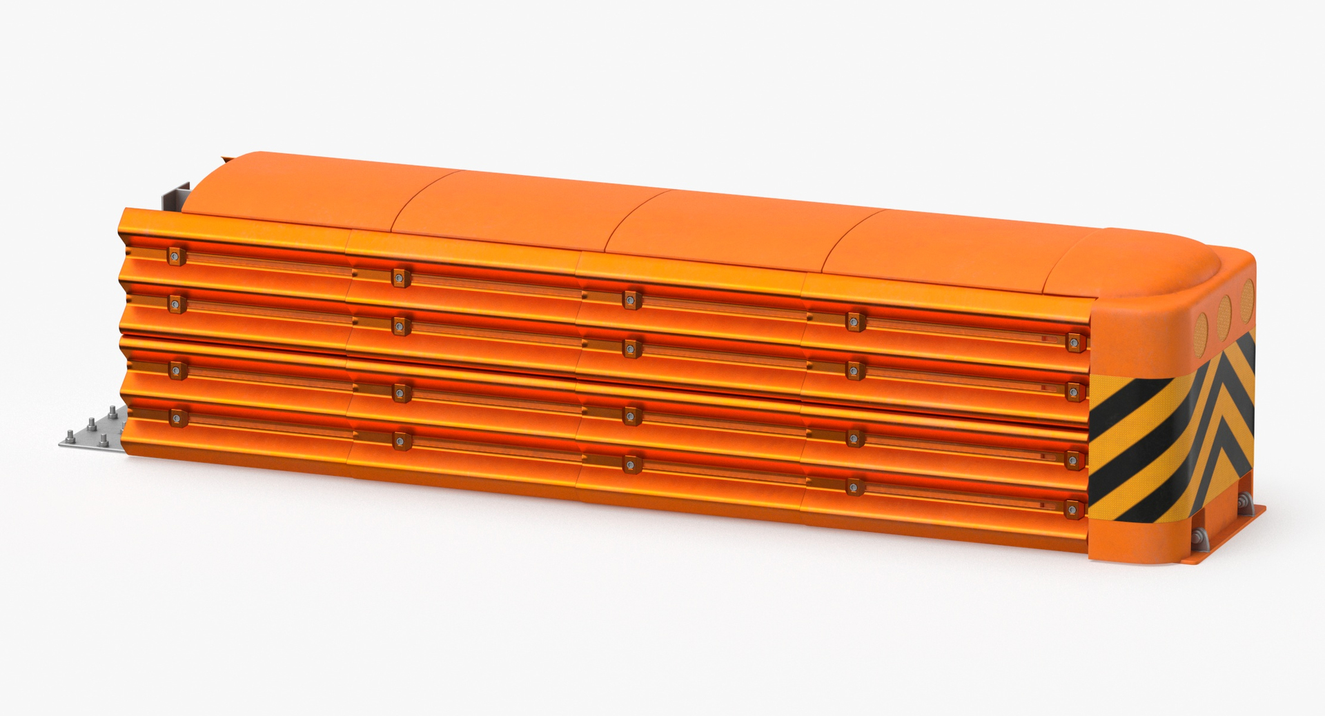 Crash Cushions 2 Clean And Dirty 3D Model - TurboSquid 2023460