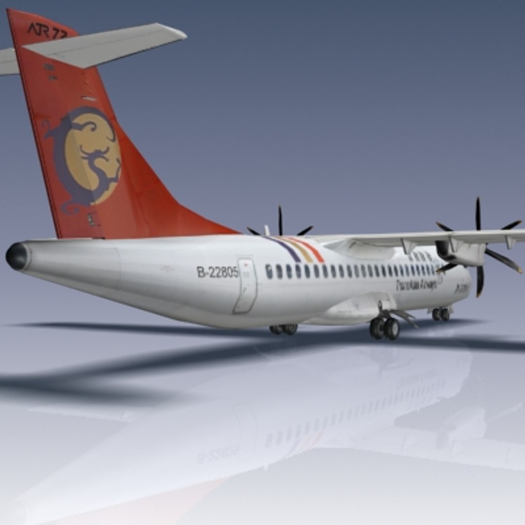 3d Model Atr 72 72-500