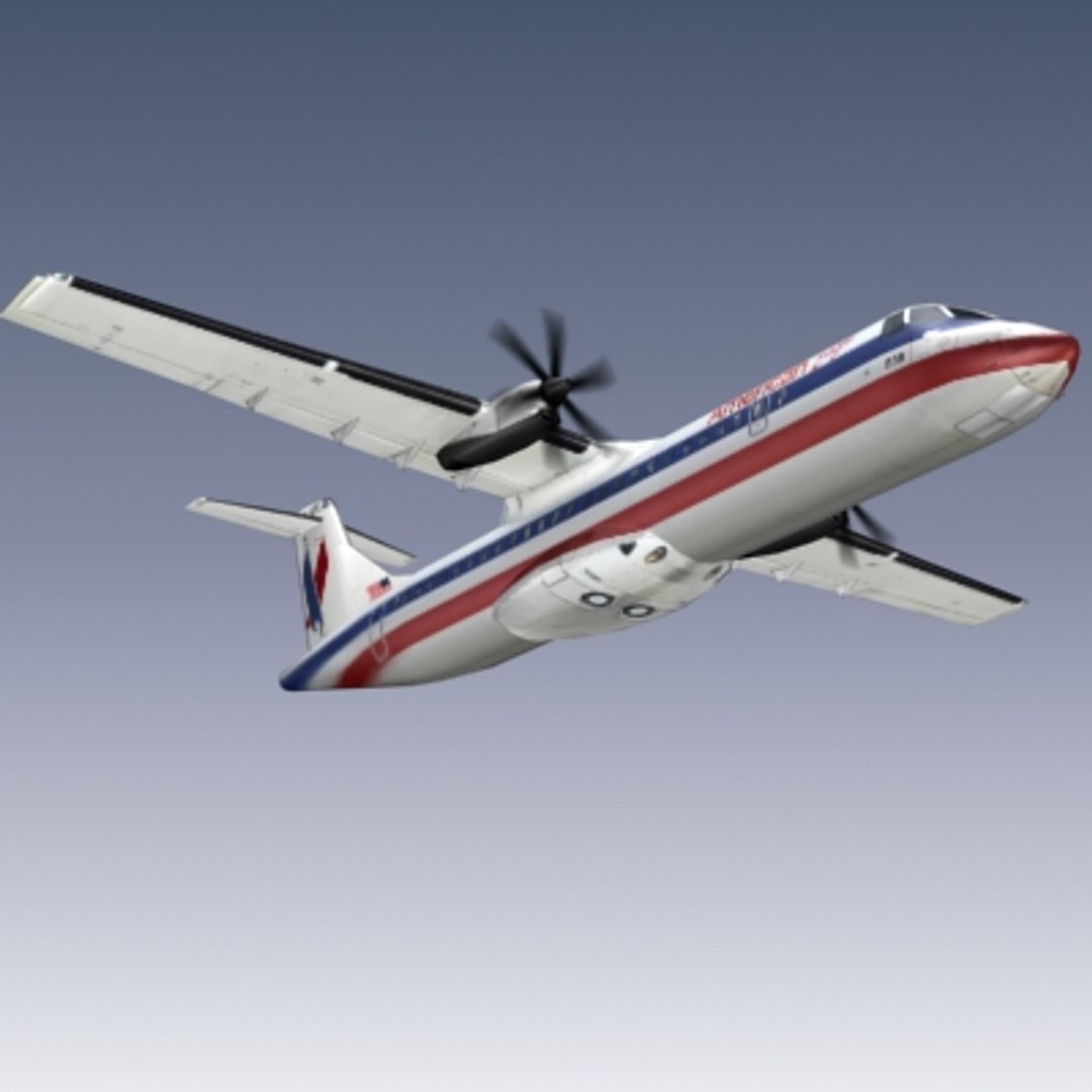 3d Model Atr 72 72-500