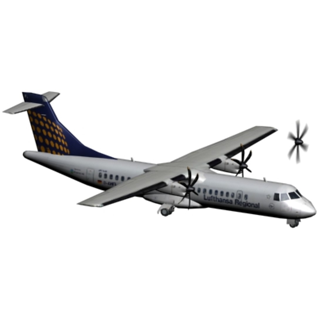 3d Model Atr 72 72-500