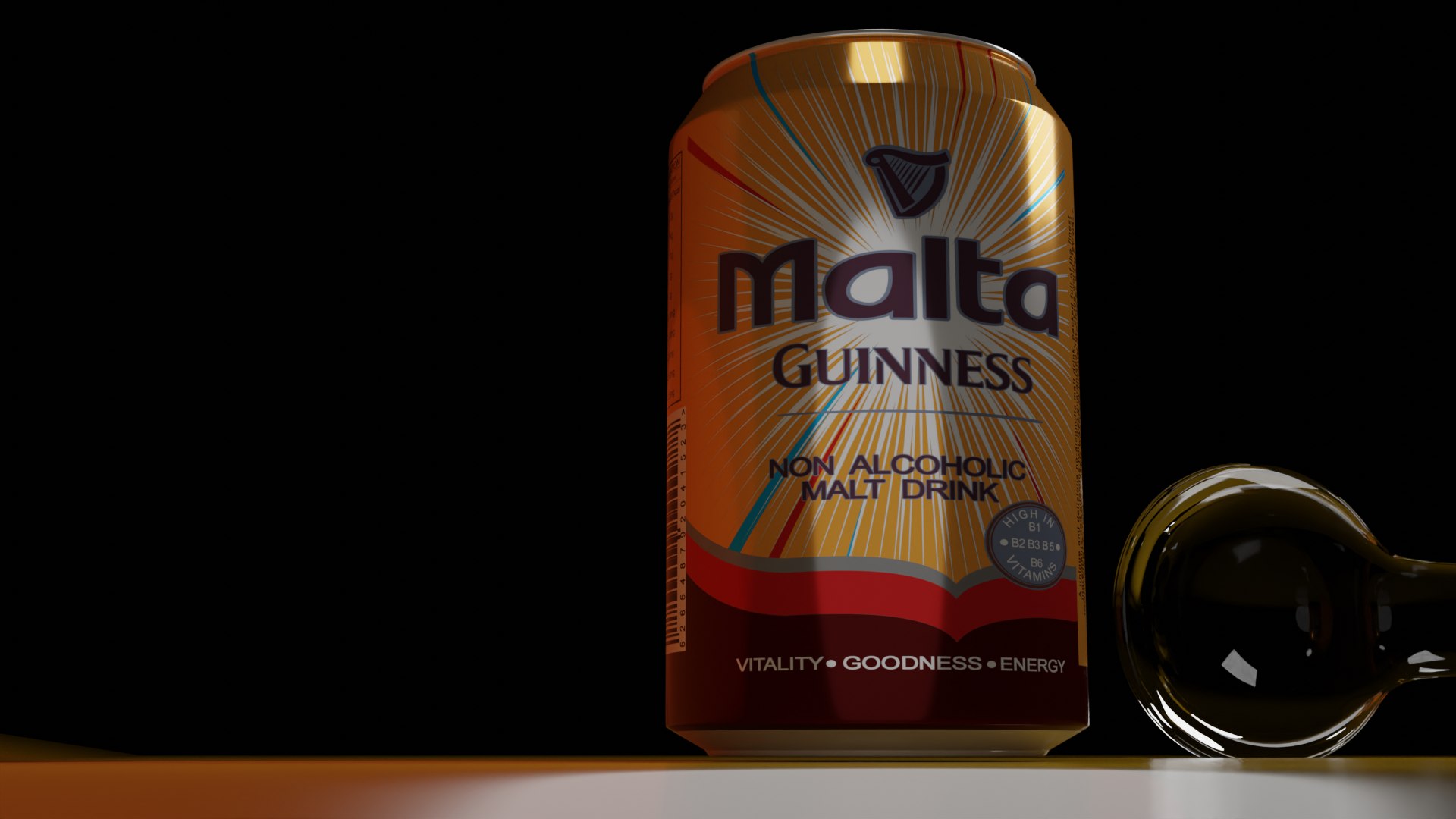 3D Can Malt Model - TurboSquid 1958347