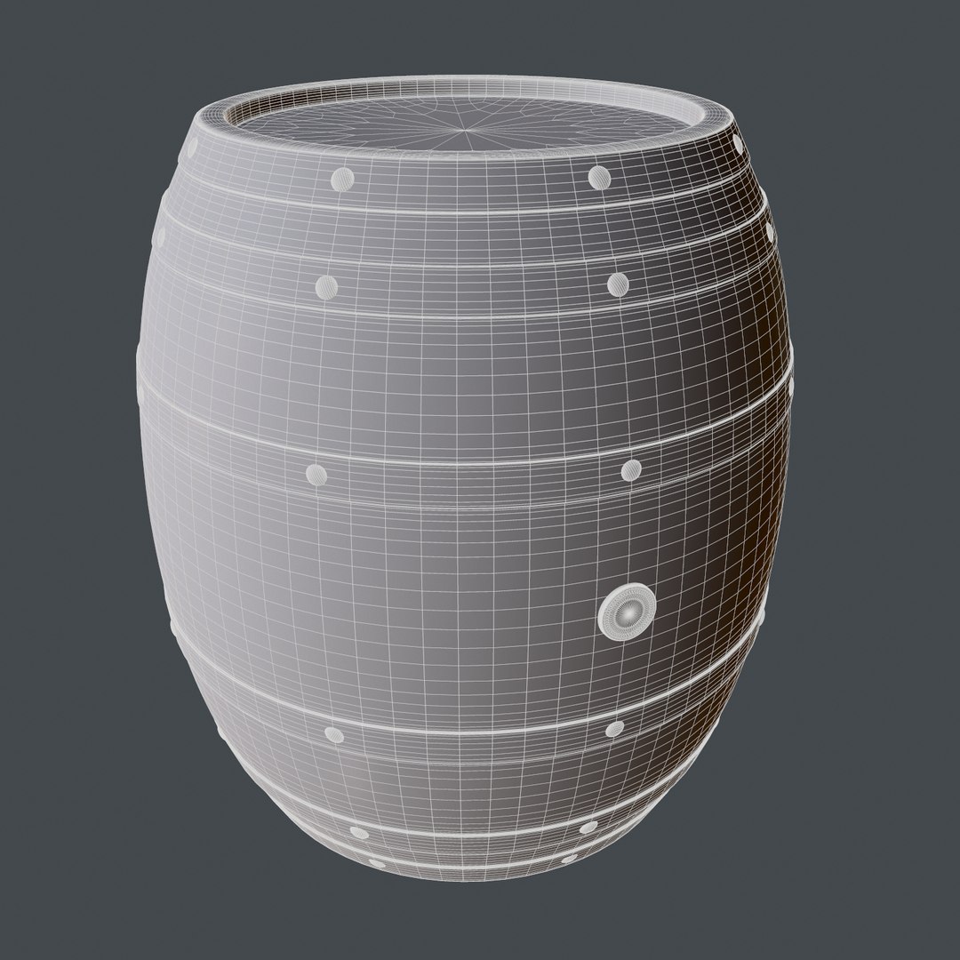 Wooden Barrel 3D Model - TurboSquid 2051580