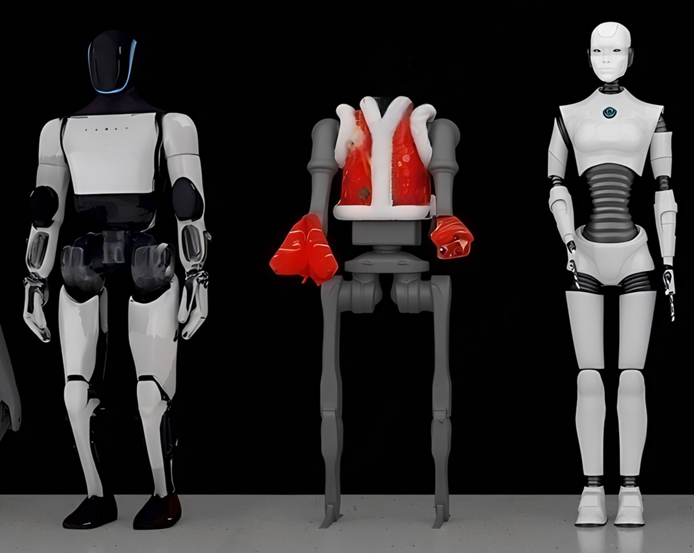 Robots Collection Intelligent Robot Smart Robot Humanoid Robot 3D Model ...