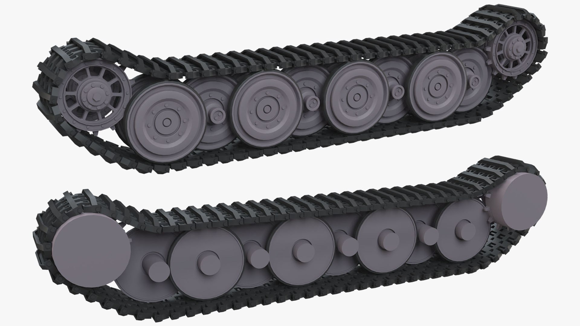 1 Tank Track 3D Model - TurboSquid 1510271