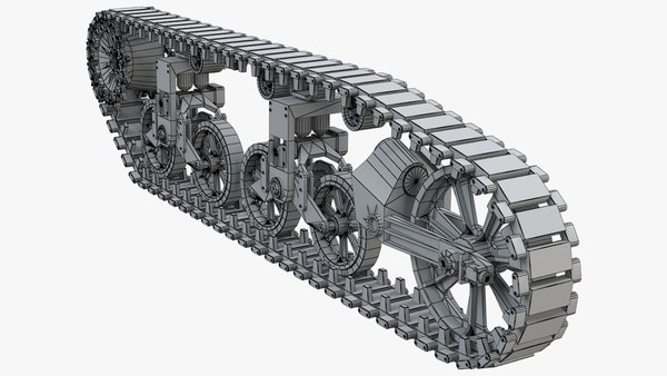 modelo 3d Juego de 4 orugas para tanques 1 - TurboSquid 1510271