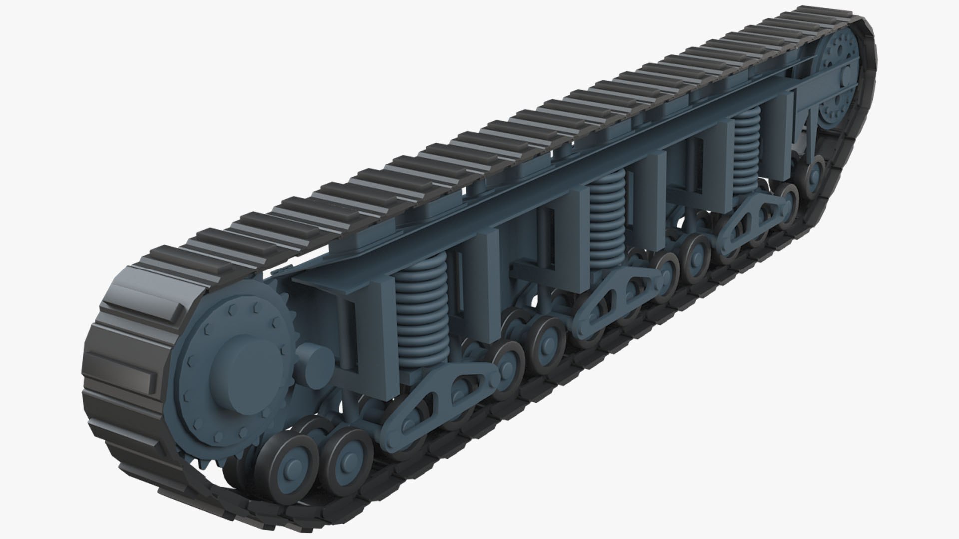 1 Tank Track 3D Model - TurboSquid 1510271
