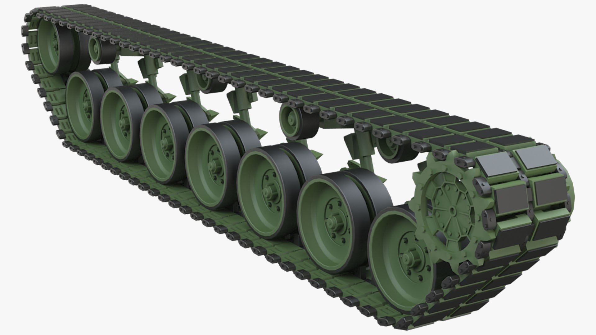 1 tank track 3D model - TurboSquid 1510271