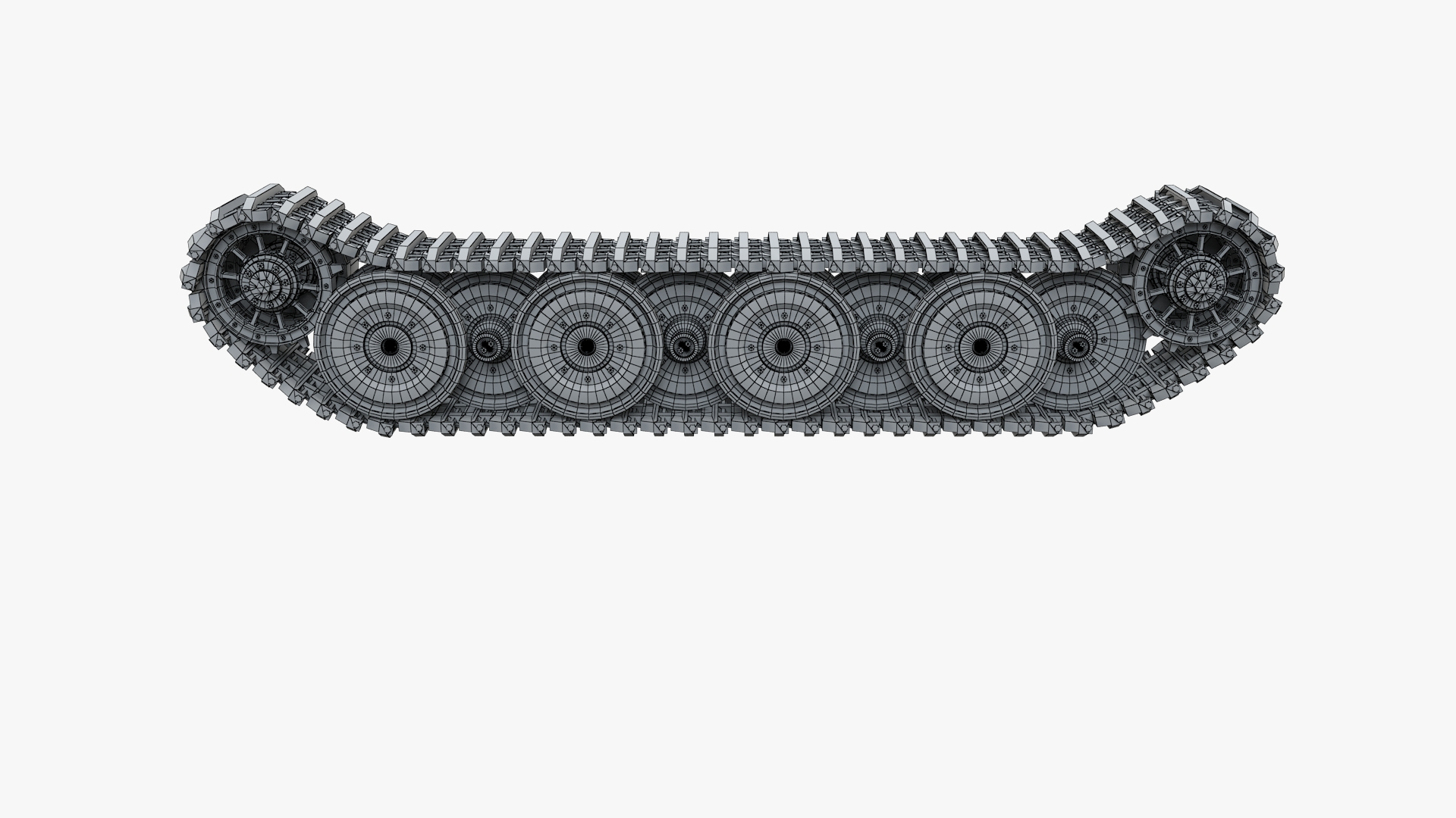 1 Tank Track 3D Model - TurboSquid 1510271