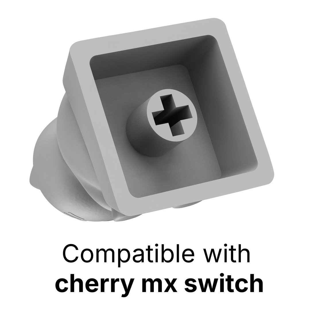 Free 3D Cute Cat Keycap For Mechanical Keyboard 3D Print Model ...