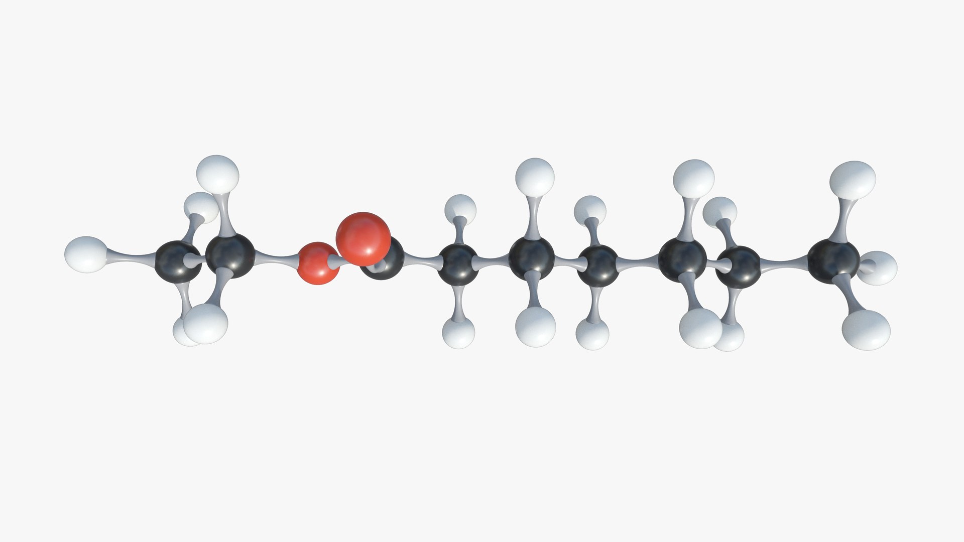 3D Ethyl Heptanoate Molecule With PBR 4K 8K model - TurboSquid 1943692