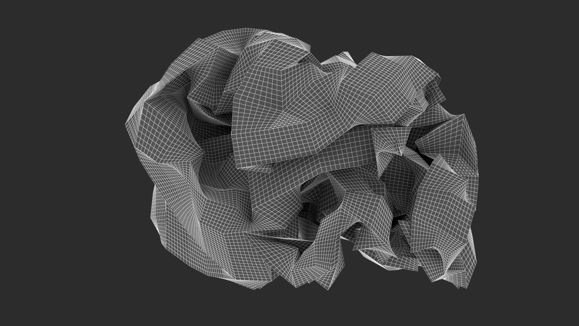 3D Crumpled Paper 4 - TurboSquid 1937571