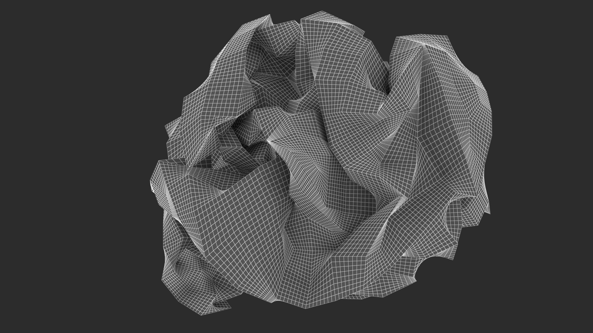 3D Crumpled Paper 4 - TurboSquid 1937571