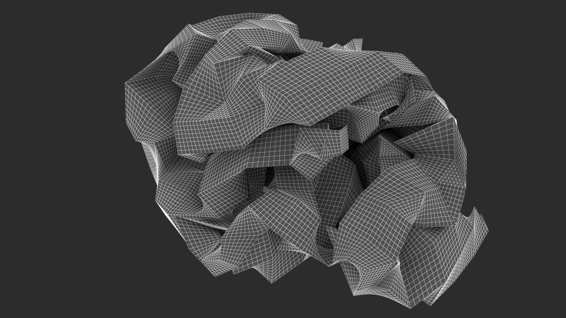 3D Crumpled Paper 4 - TurboSquid 1937571