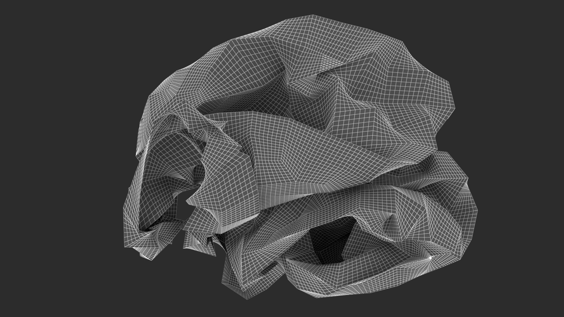 3D Crumpled Paper 4 - TurboSquid 1937571